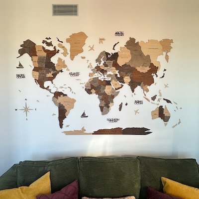 Flags Push Pins for Wood World Map by Enjoy the Wood - Etsy