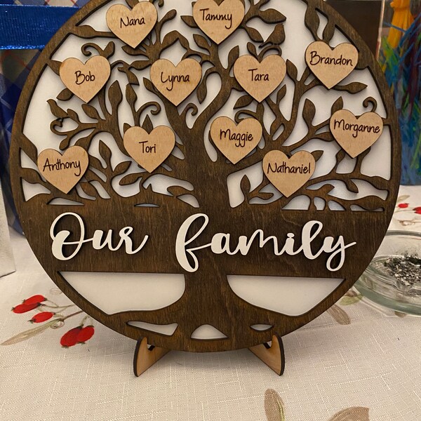 Grandkids | Our Family | Family Tree Sign | Grandparents Sign | Family ...