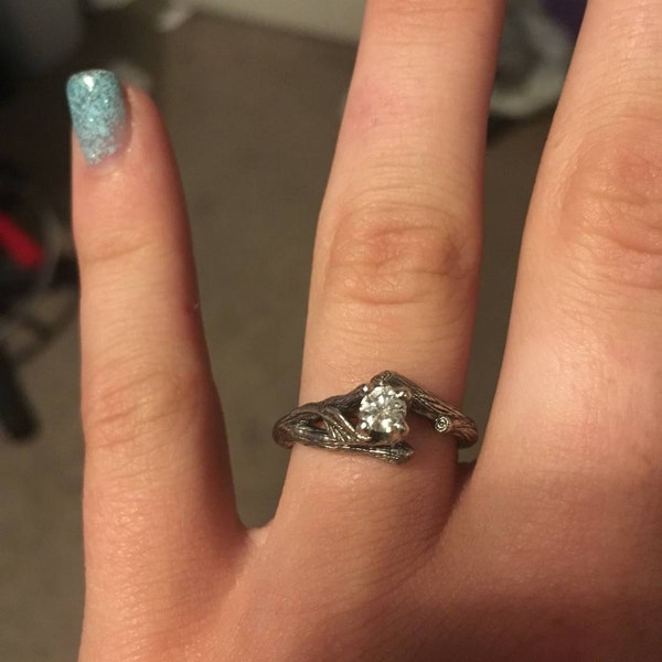 The ACADIA Wedding Ring Set. Gold and NATURAL DIAMOND. This Set Can Be ...