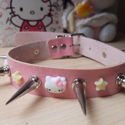 Y2K Emo Zebra Heart Necklace - Etsy