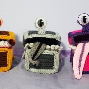 Mimic Chest Crochet Amigurumi Pattern - Etsy