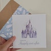 Disney Castle Card - Greeting Card - Happy Anniversary - Disney ...