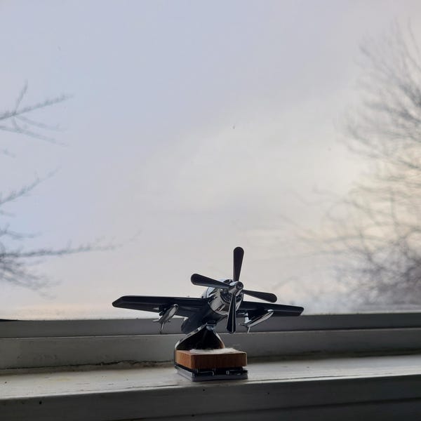 Aviation Table Clock, Airplane, Plane, Alarm Clock, Set With Pen, Gift ...
