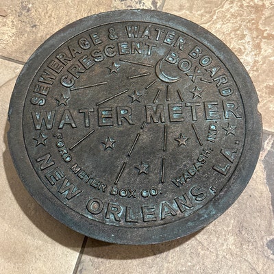 LGD Porch Swing Custom Authentic New Orleans Water Meter Cover - Etsy