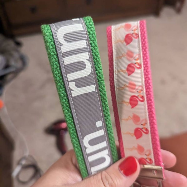 Run Key Fob, Running Key Chain, Runner Key Ring, Key Holder, Wristlet ...