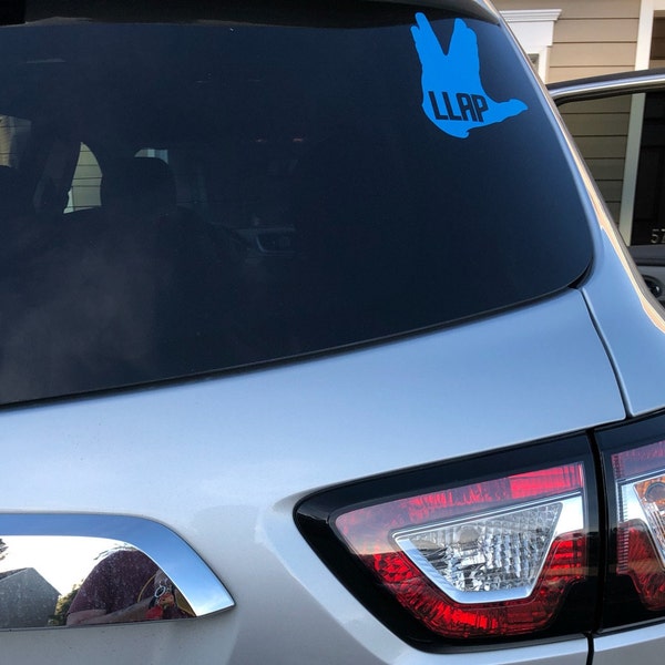 Star Trek Llap Live Long and Prosper Vinyl Decal, Car Accessory, Laptop ...