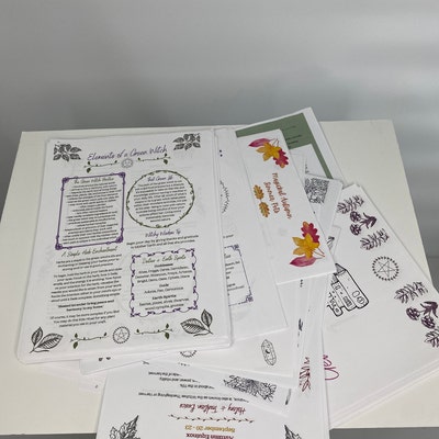 Complete Grimoire Page Bundle, Grimoire Pages, Grimoire Printables ...