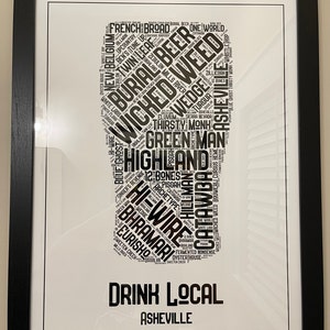 Vermont Breweries Map - Etsy