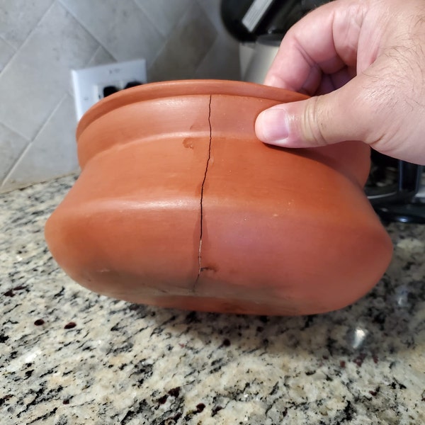 Black Clay Pot | Biryani Pot With Cover Unglazed Terracotta Cookware ...