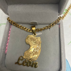 Personalized Name and Cartoon Character Necklaces Pendants Customized ...