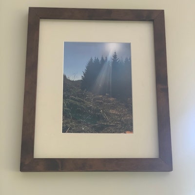 Thin Edge Pine Hardwood Picture Frame Handmade Modern Design - Etsy