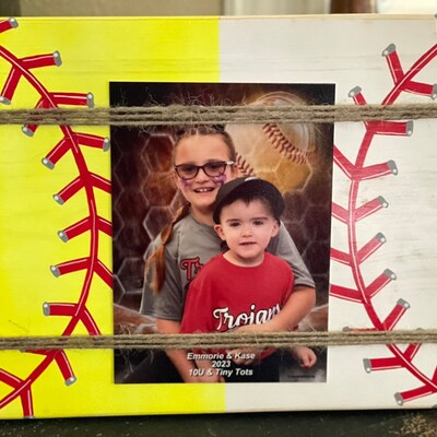 Basketball Picture Frame/holder, Farmhouse Style, Coaches Gift, Team ...