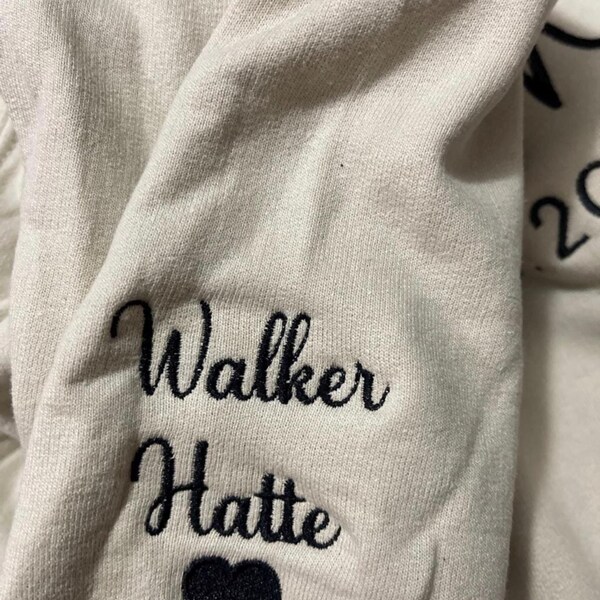 Custom Auntie Embroidered Sweatshirt With Nieces Nephews Names on ...