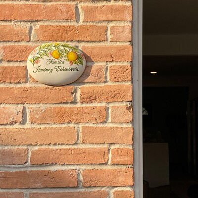 Italian Ceramic House Number Signs for Home Personalized - Etsy