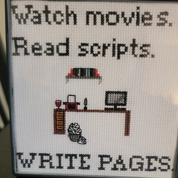 2 X Writer Cross Stitch Pattern. Gift for Writer. Ernest Hemingway ...