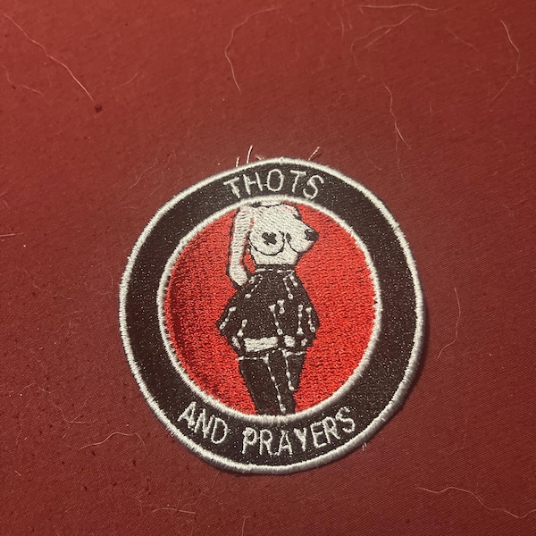 Thots and Prayers Patch - Etsy