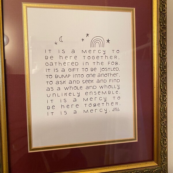 May Laughter Beckon // Haiku Art // 8x10print - Etsy