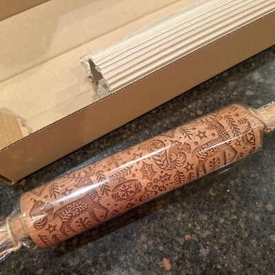 SKULLS evil Style Embossing Rolling Pin for Cookies, Laser Engraved ...