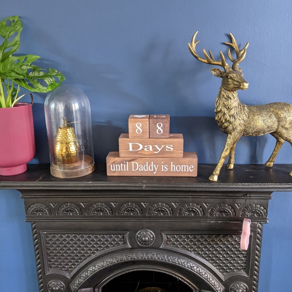 Back Together Countdown, Long Distance Partner, Travelling Partner Gift ...