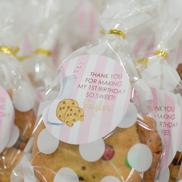 Cookies and Milk Stickers, Milk and Cookies, Birthday Party, Chocolate ...