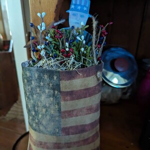 Beautiful Primitive Americana Bag Full of Goodies - Etsy