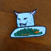 Smudge the Table Cat Meme Salad Patch Embroidered Iron on AD8 - Etsy Canada