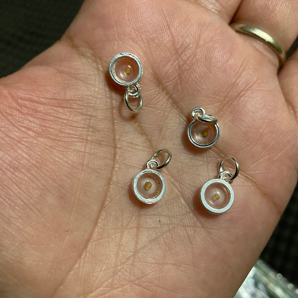 Mustard Seed Charms, Silver Mustard Seed Charms, Gold Mustard Seed ...