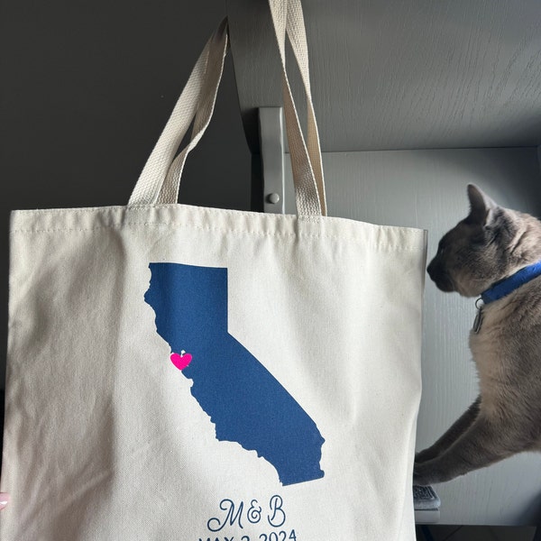 Colorful Text Totes (more Options), Personalized Tote Bag, Text Totes ...