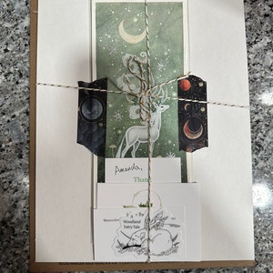 Fairy Art Watercolor Print Mushrooms in Autumn Fantasy - Etsy