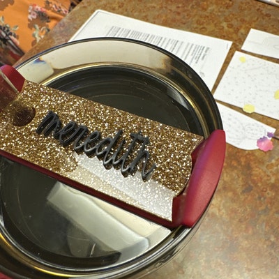 Personalized Acrylic Tag Name Tag Custom Name Tag Modern Name Tag ...