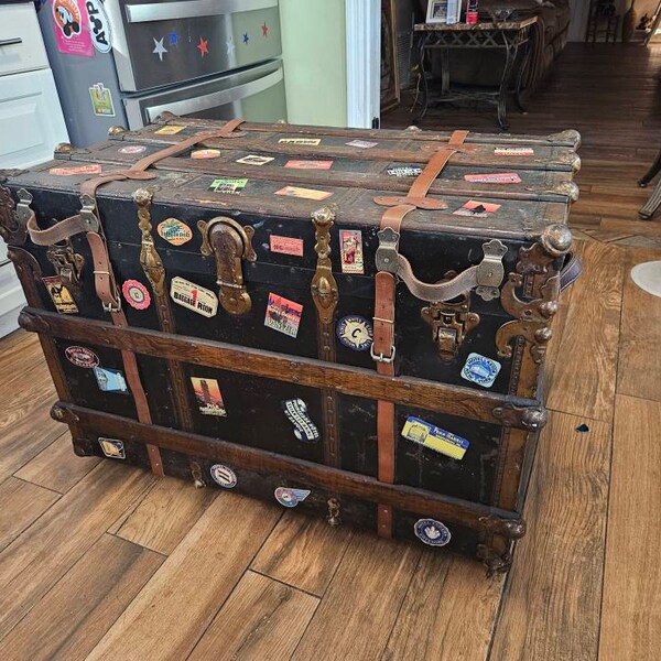 Black English Butler Tray Leaf Hinge With Round Ends Oval 90 Degree ...