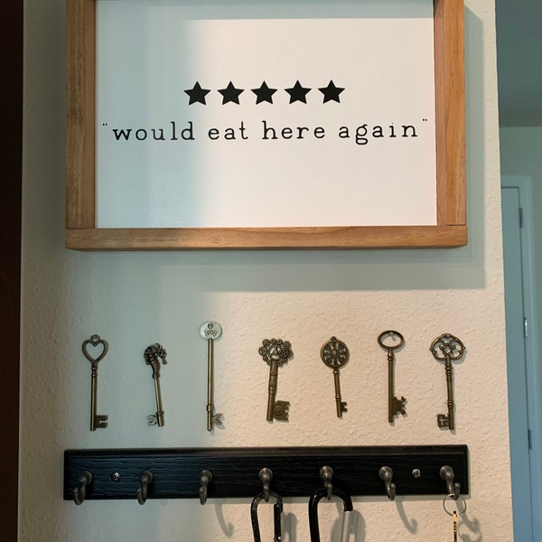 Dining Room Wall Decor, Farmhouse Sign, Family Dinner, Motivational ...