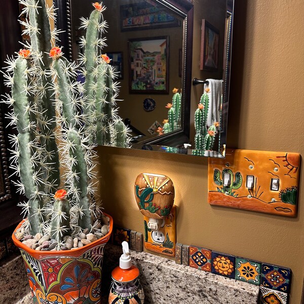 Southwestern Decor, Santa Fe Style Church Night Light, Made in the USA ...