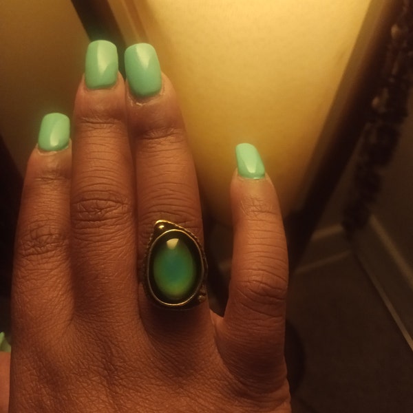 Mood Ring, Mood Jewelry, Boho Ring, Hippie Ring, Hippy Ring, 1970's ...