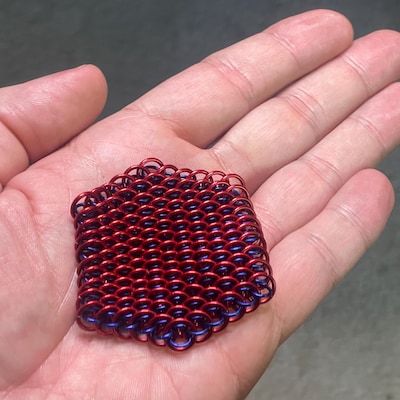 Moorish Rose Chainmail Chunky Heavy Chainmail Bracelet - Etsy