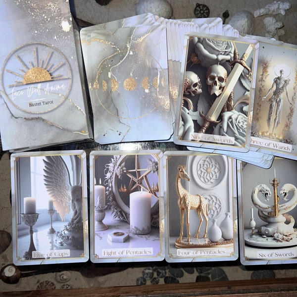 Luce Dell'anima Tarot Deck – 78 Tarot Cards With Guidebook & Pouch ...