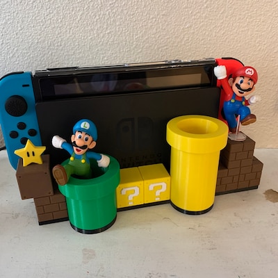 Nintendo Switch Stand Mario Themed Dock - Etsy