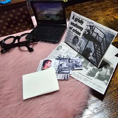 1:12 Evidence Packages & Boxes Miniature Dollhouse True Crime Scene ...