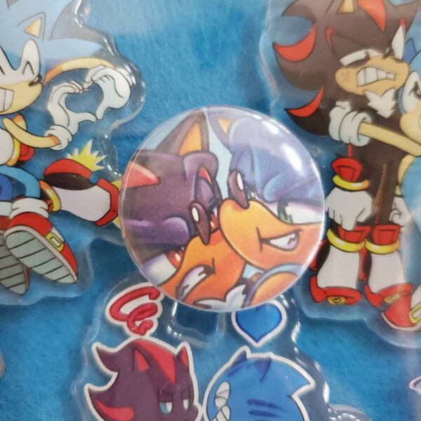 Sonic Button 4 Pack - Etsy