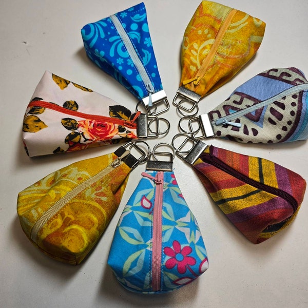 Key Fob Coin Pouch Pattern - Etsy