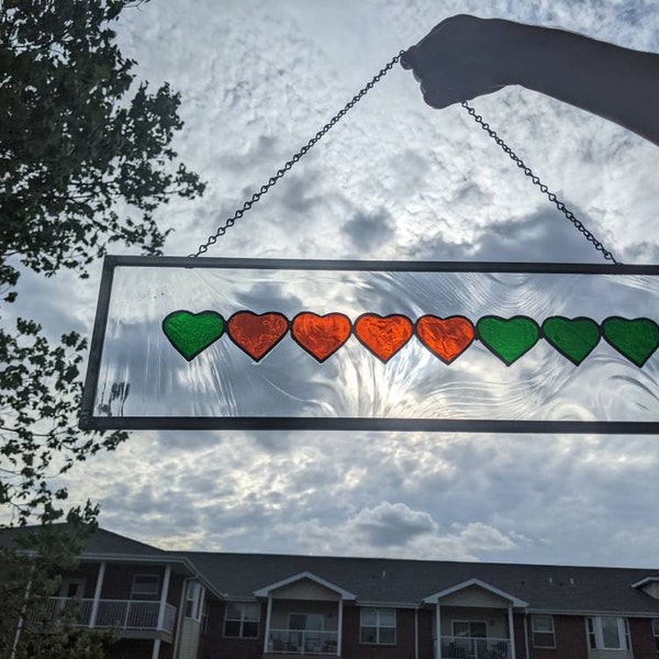 Stained Glass Mosaic Columbines Window Suncatcher - Etsy