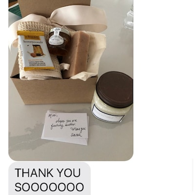 Oatmeal Honey Milk Gift Box, Gift for Women, Thank You Gift Ideas, Spa ...