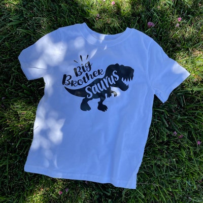 Big Brother Saurus Svg T-rex Dinosaur Svg Big Bro Svg Dxf - Etsy