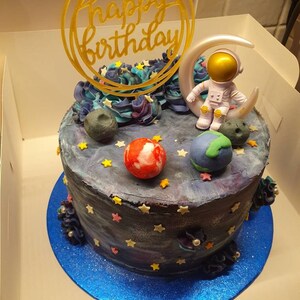 Astronaut Figure, Spaceman, Astronaut Cake Topper, Cake Decoration ...