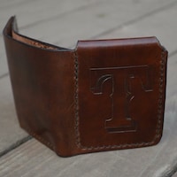 Walter Mitty Wallet, Custom Leather Tri-fold Wallet, Personalize Front ...