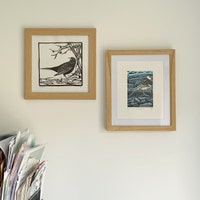 Starling Linocut Print, Original Linoprint, Bird Art, British Wildlife ...