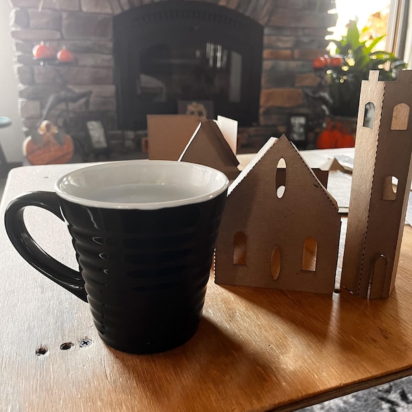 Putz House Kit Pre-cut Colonial Two Story House 5 Tall - Etsy