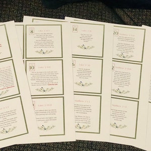 Printable Easter Scripture Cards Holy Week Cards Easter - Etsy