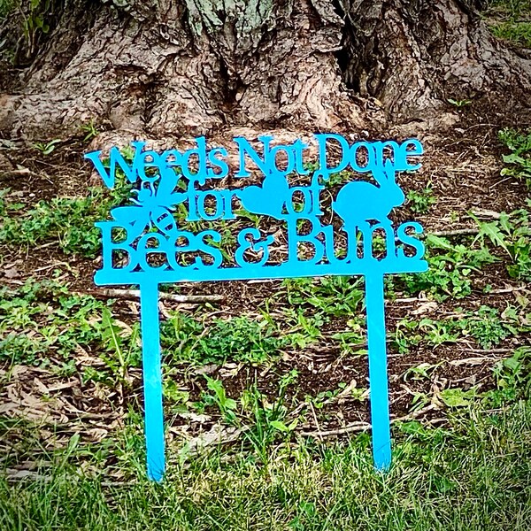 Custom Garden Sign - Plasma Cut, Steel Sign - 15" Wide by 19.5" Tall ...