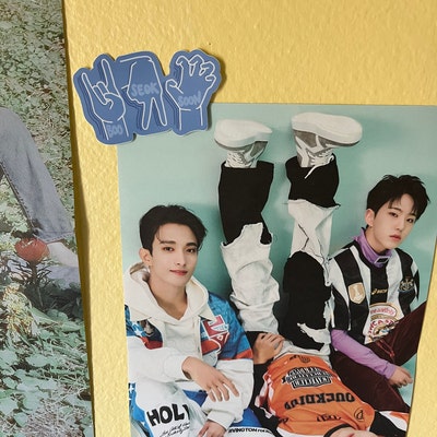 Bss/booseoksoon Hand Signs Sticker - Etsy